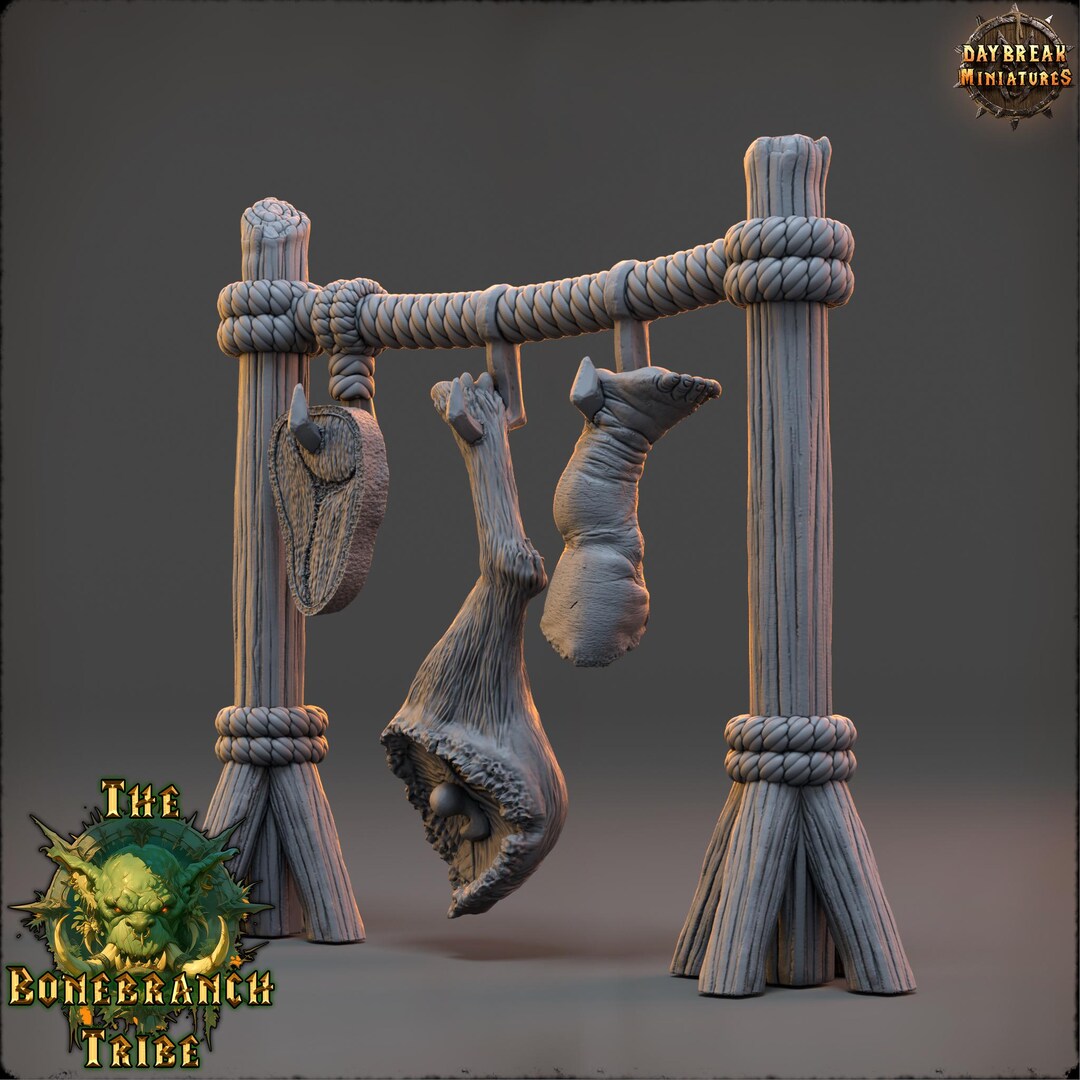 Human Meat Hanger - Miniature for Dnd, DSA, Pathfinder, RPG Tabletop ...