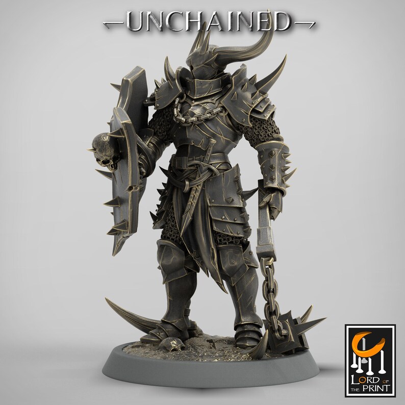 Light Soldier Flail Stand - Miniature for Dnd, DSA, Pathfinder - Resin ...