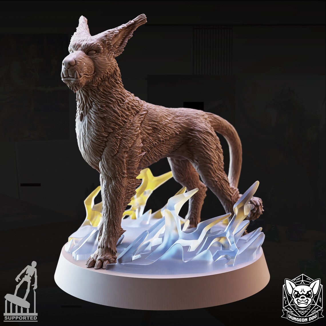 Blink-dog - 4 Miniatures Bundle for Dnd, DSA and RPG Tabletop Games ...