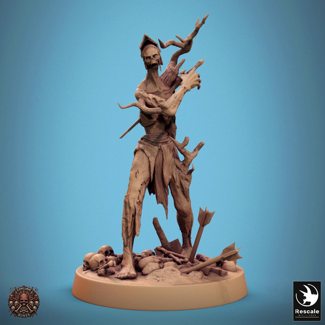 Zombie Keep Miniature for Dnd, DSA, Pathfinder 28 Mm, 32 Mm, Resin ...