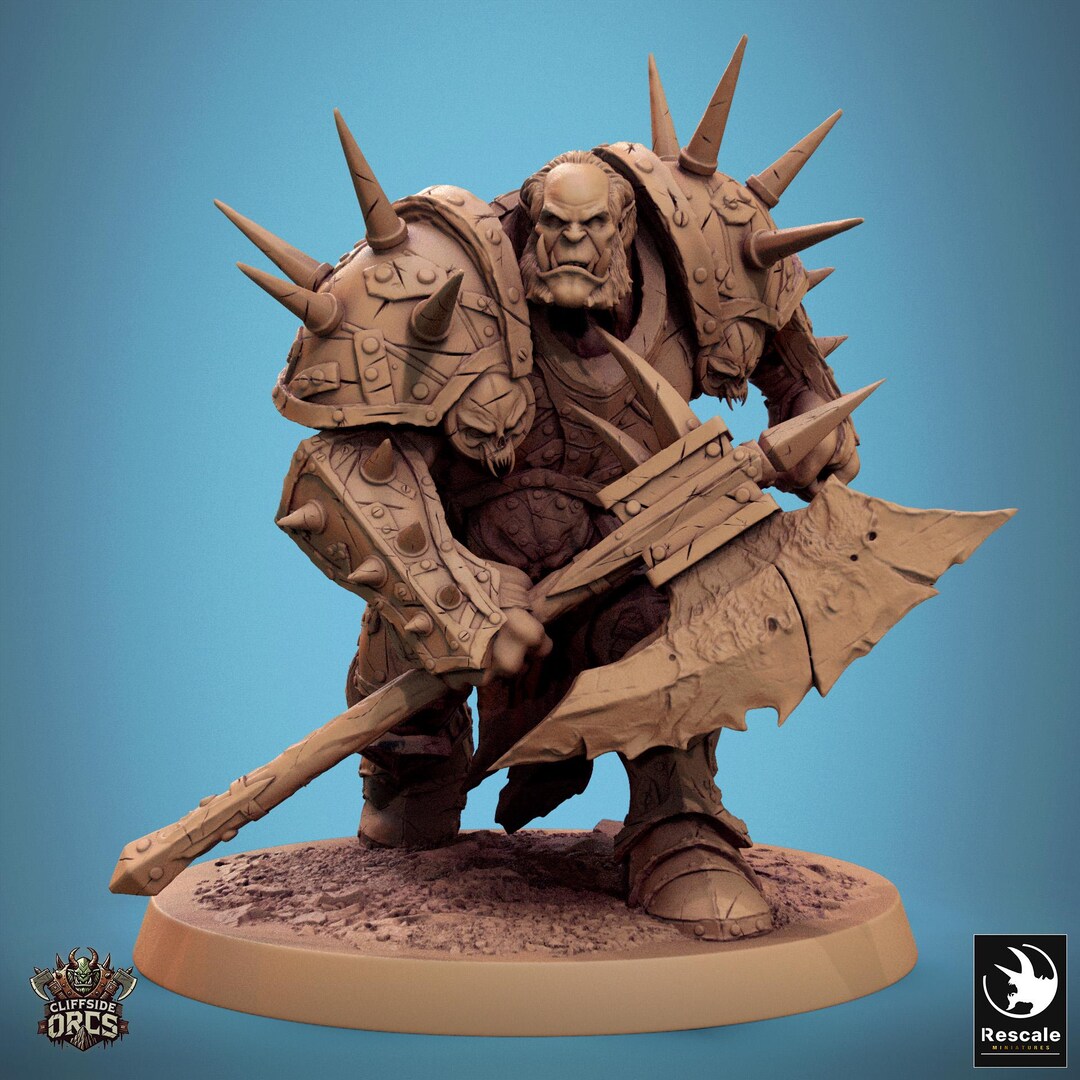 Brutal Orc Walk - Miniature for Dnd, DSA, Pathfinder, RPG Tabletop ...