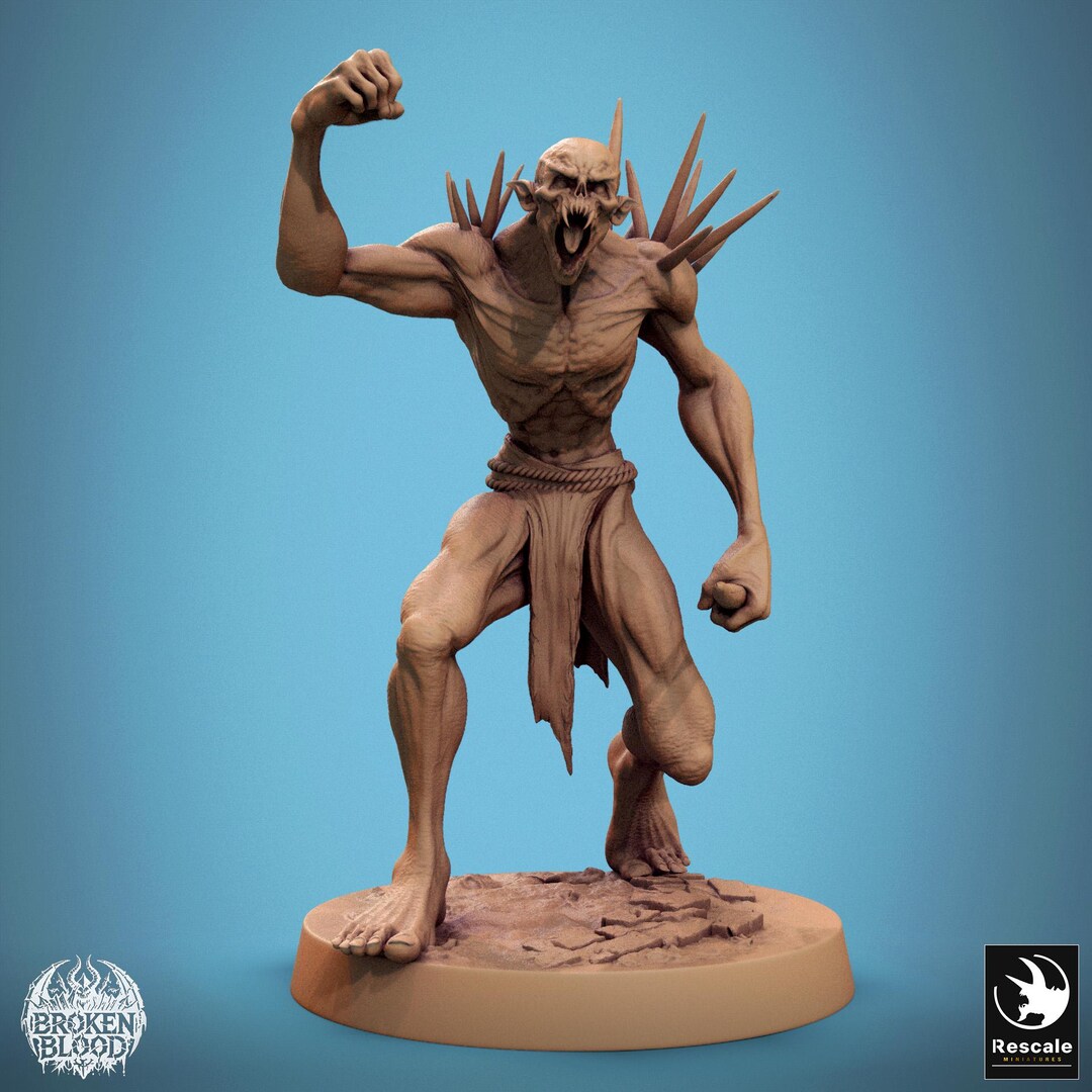Savage Ghoul Winner Miniature for Dnd, DSA, Pathfinder 28 Mm, 32 Mm ...
