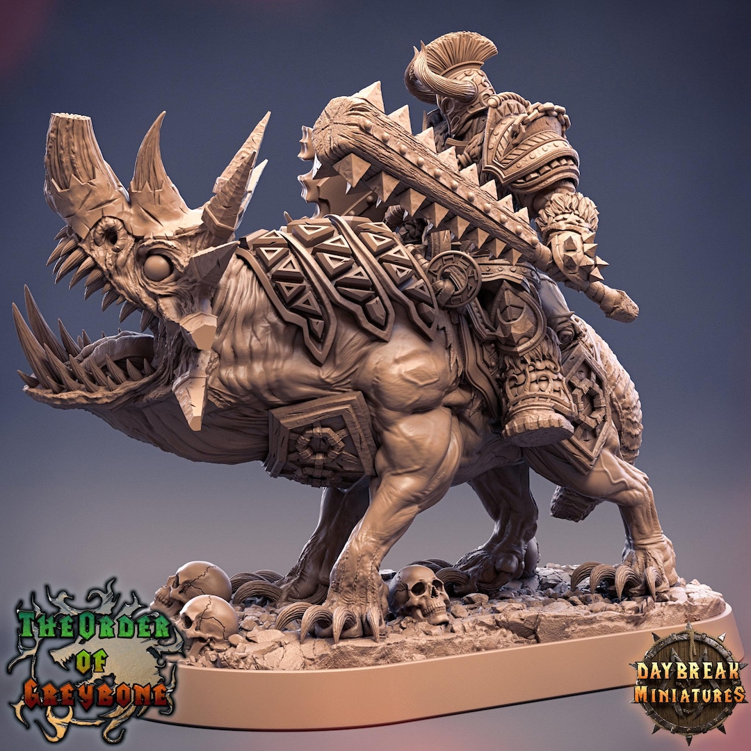 Mattias Von Derwent on Horned Wolf - Miniature for Dnd, DSA, Pathfinder ...