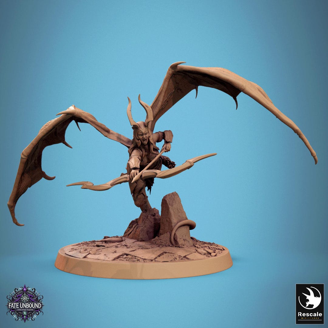 Female Cambion Fly Forward - Miniature for Dnd, DSA, Pathfinder, RPG ...