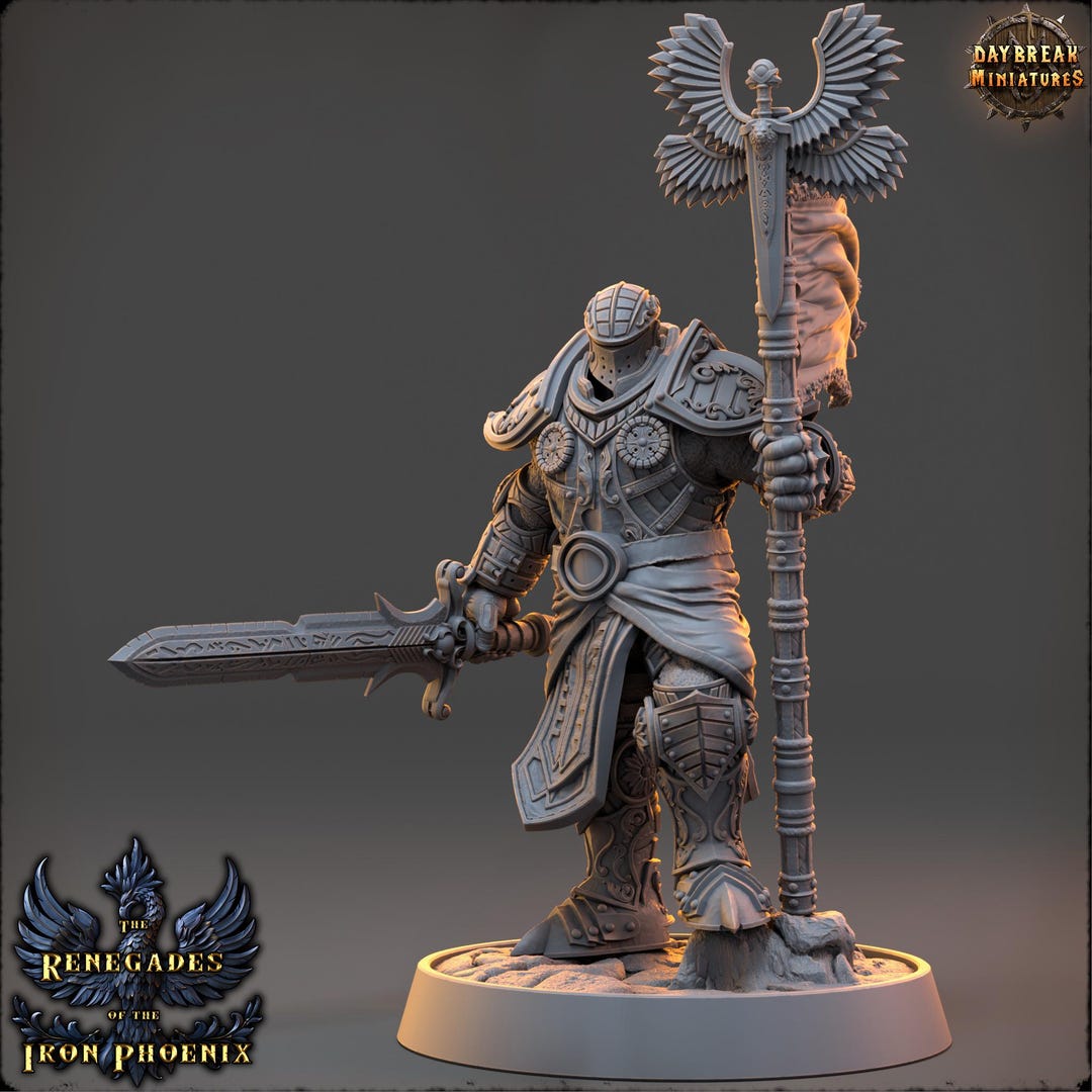 Capitaine Lucien Du Griffon Doré - Mini for Dnd, DSA, Pathfinder, 28 Mm ...