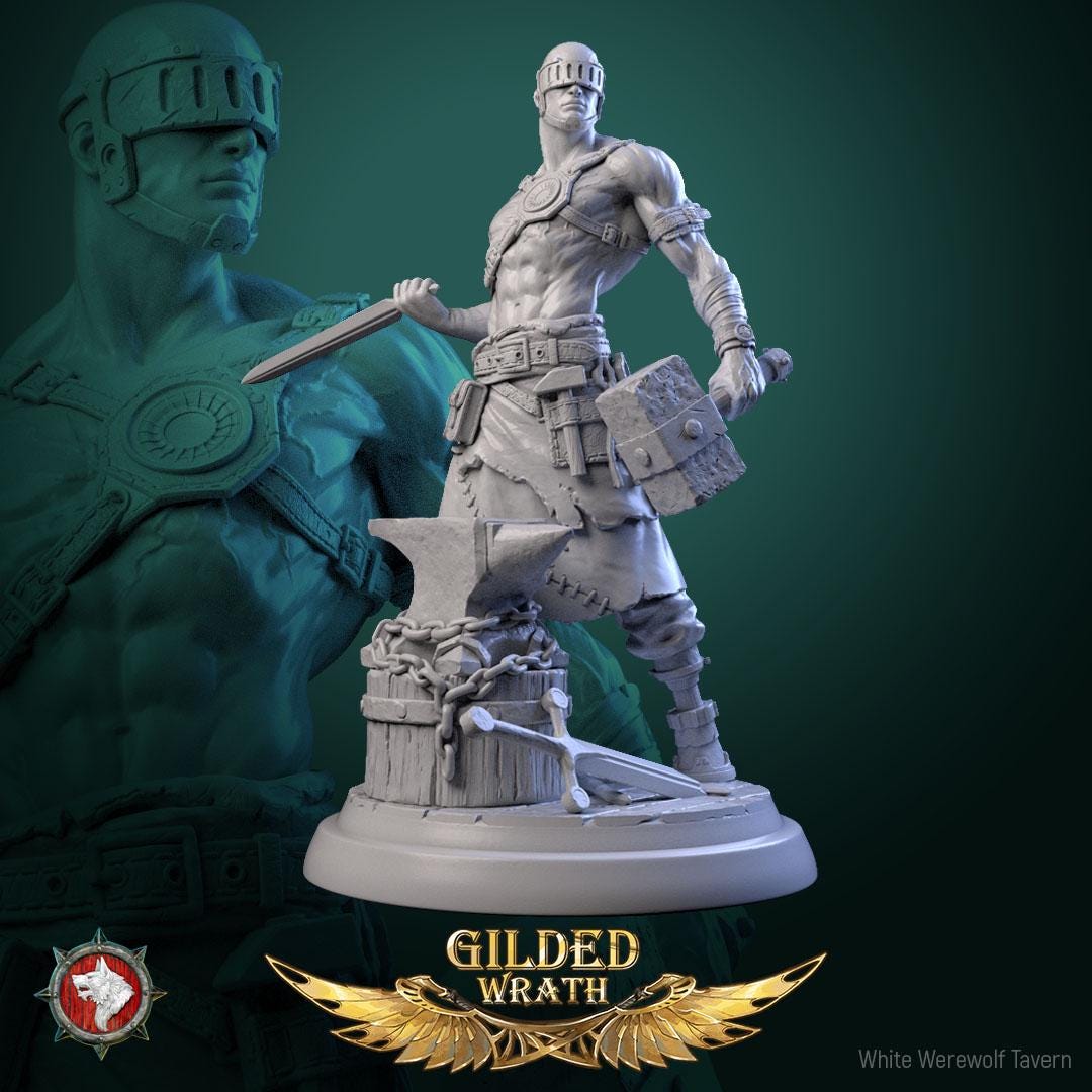 The Dread Artisan - Miniatur für DnD, DSA, Pathfinder - Figuren mit ...