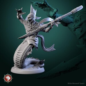 Merfolk Bundle Miniature for Dnd, DSA, Pathfinder 28 Mm, 32 Mm, 75 Mm ...