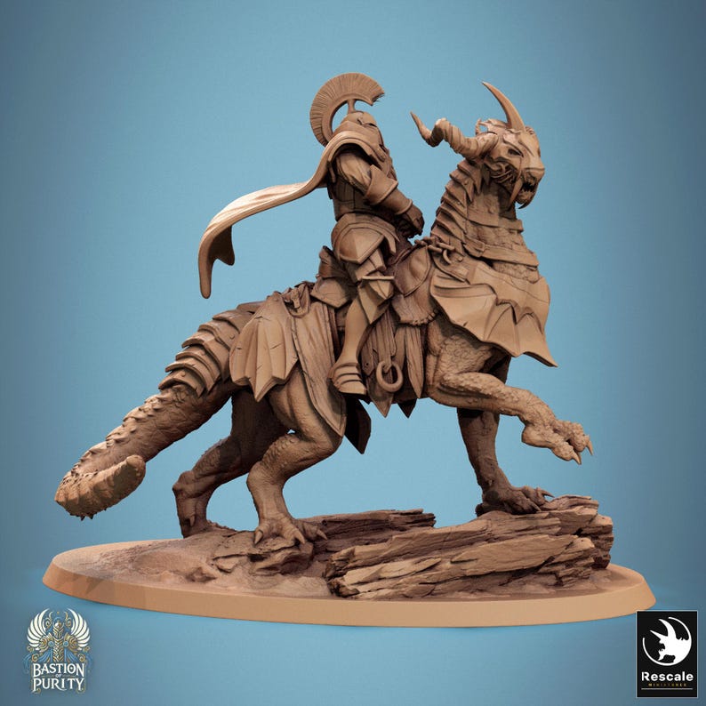 Dragoryx Walk Miniature for Dnd, DSA, Pathfinder 28 Mm, 32 Mm, Resin ...