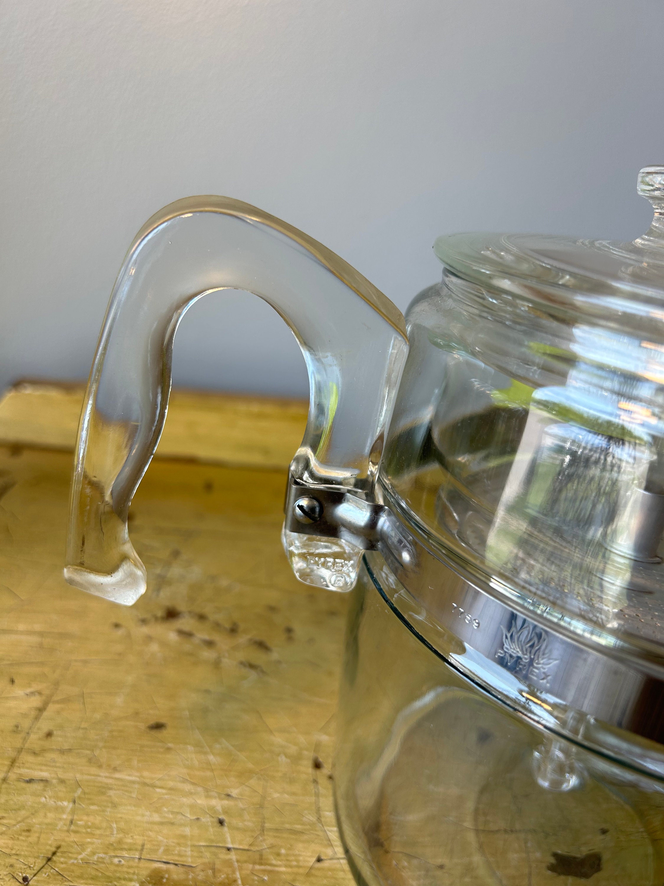 Vintage Pyrex Coffee Percolator Coffee Pot - Etsy