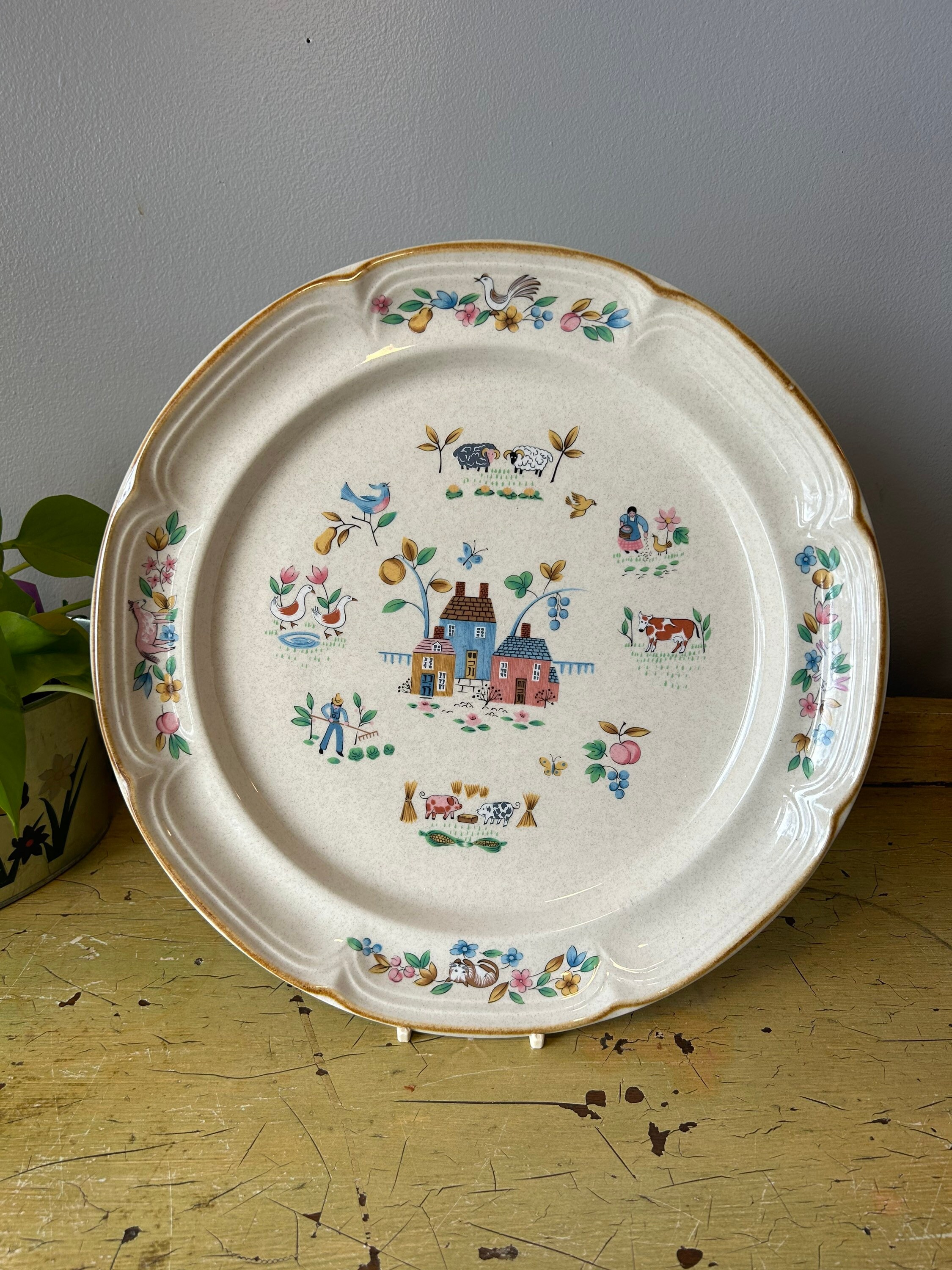 International Heartland Pattern Stoneware Kitchen Dish Set - Etsy