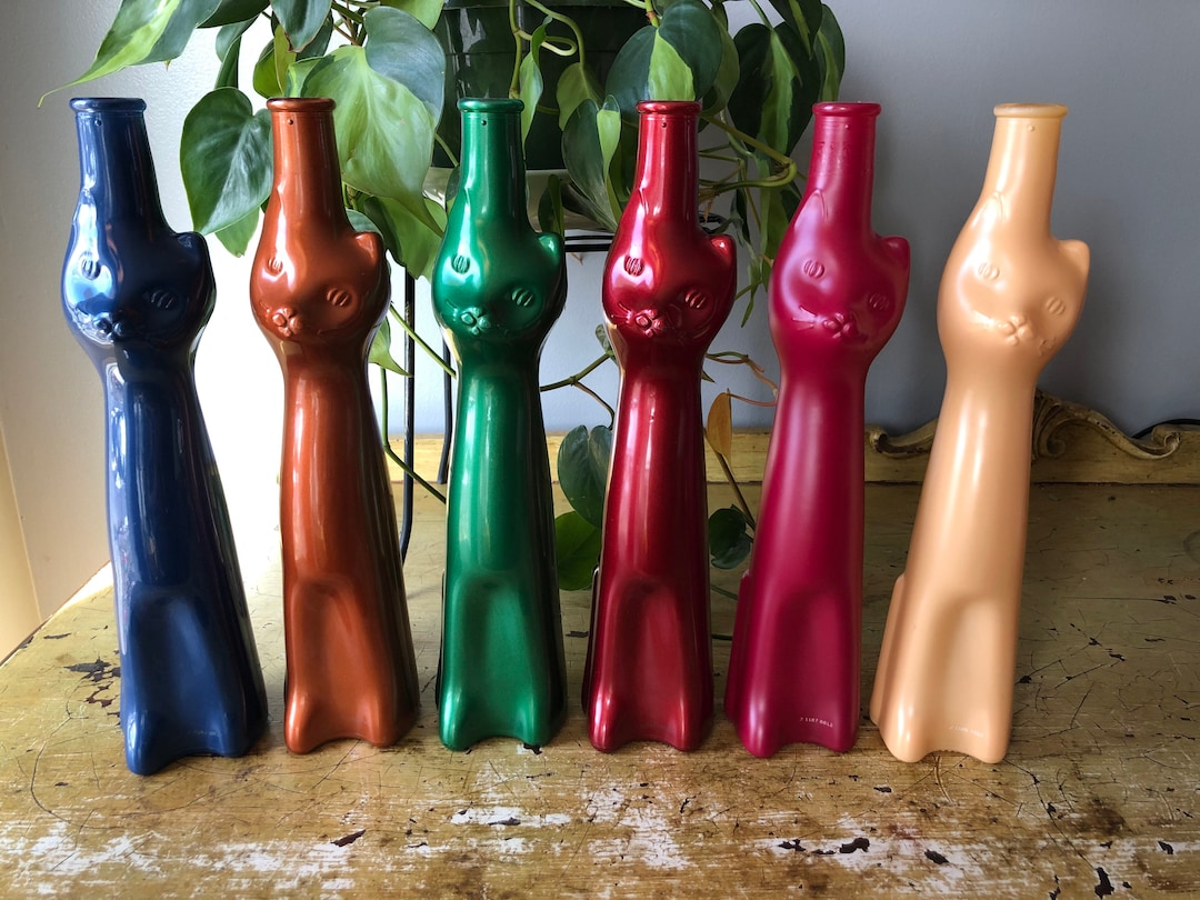 Cat Shaped Empty Wine Bottle - Etsy