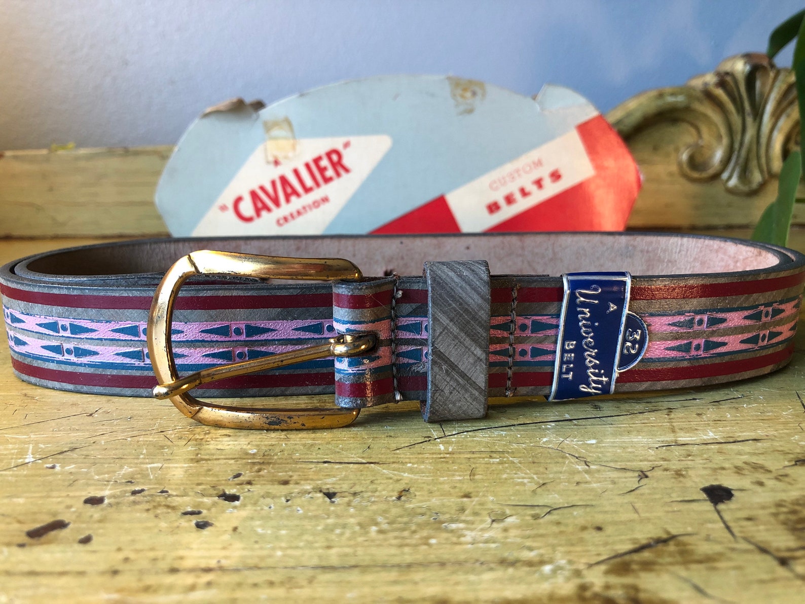 Vintage Retro Mens or Womens Leather Belts, New Old Stock From the 50s ...