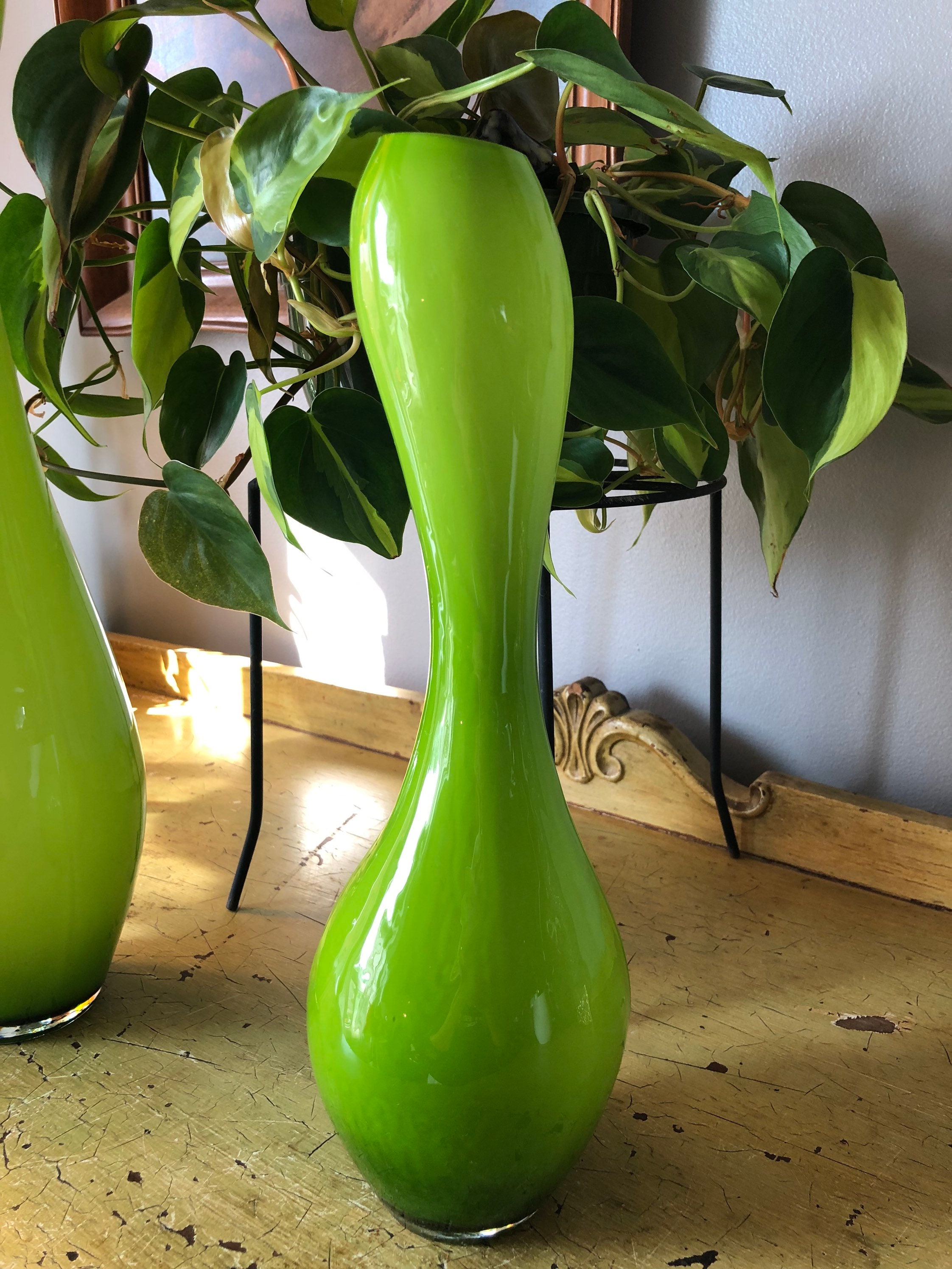 Vintage Torre & Tagus Collection Art Glass Vases Set of Two, Vintage ...