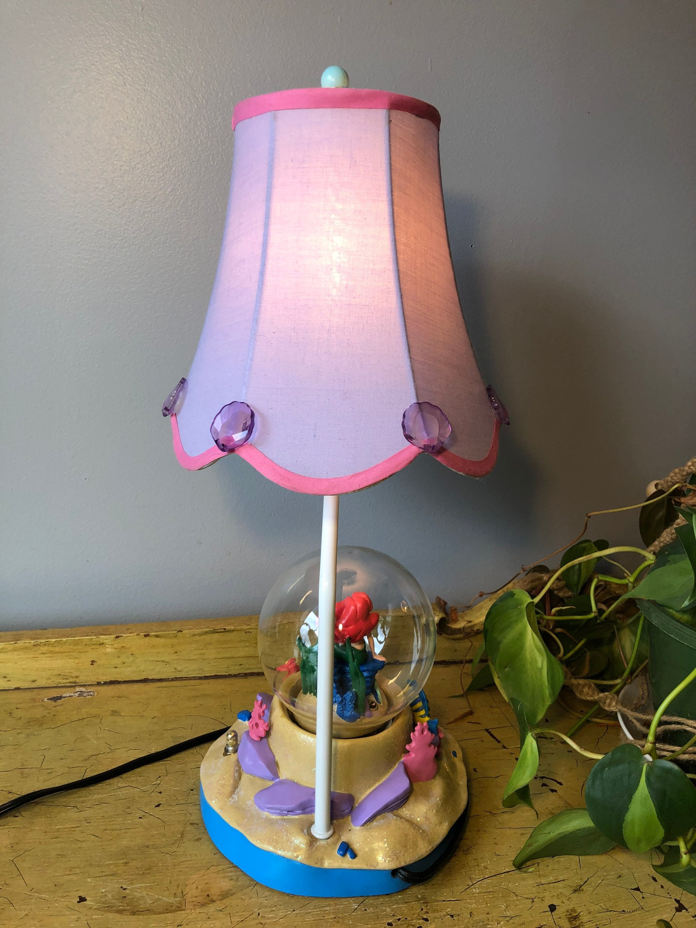 Disney the Little Mermaid Lamp - Etsy