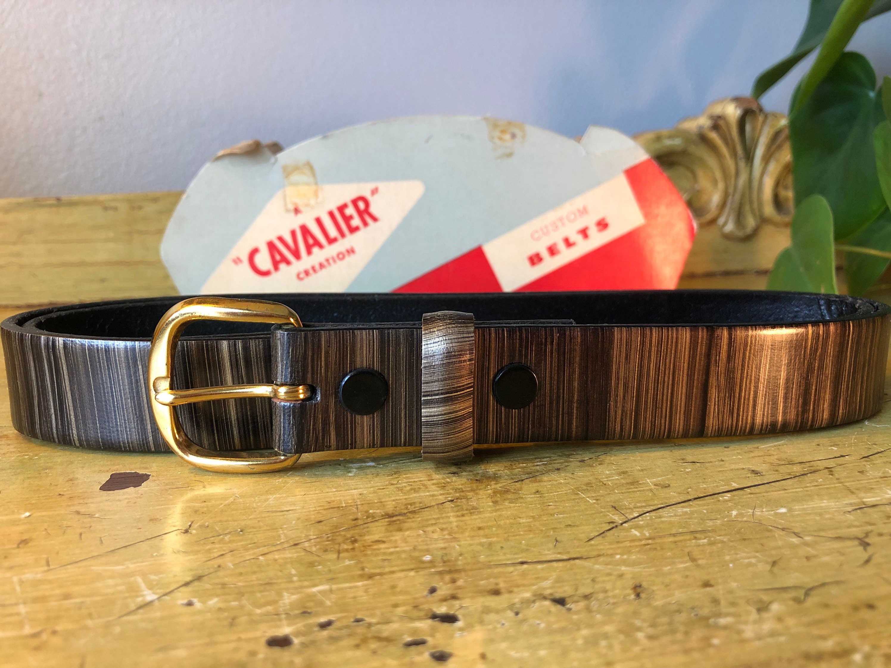 Vintage Retro Mens or Womens Leather Belts, New Old Stock From the 50s ...