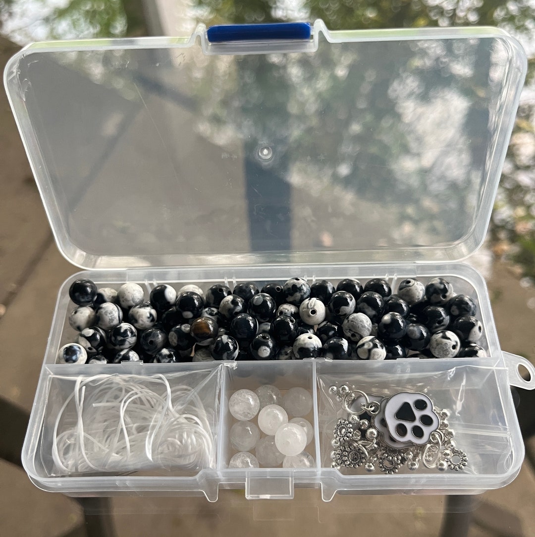 DIY Crystal Bead Bracelet Kit, Make Your Own Bracelet Kit, Crystal Bead ...