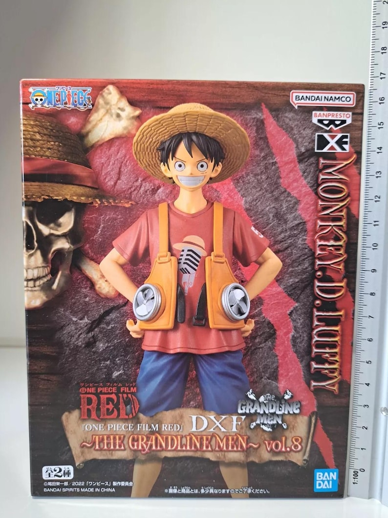 Monkey D Luffy the Grandline Men Vol 8 One Piece DXF Film Red Anime ...