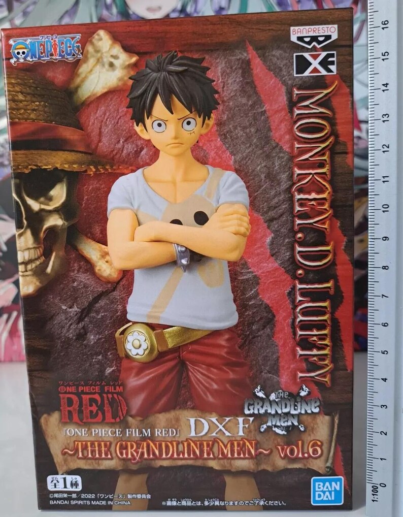 Monkey D Luffy the Grandline Men Vol 6 DXF One Piece Film Red Banpresto ...