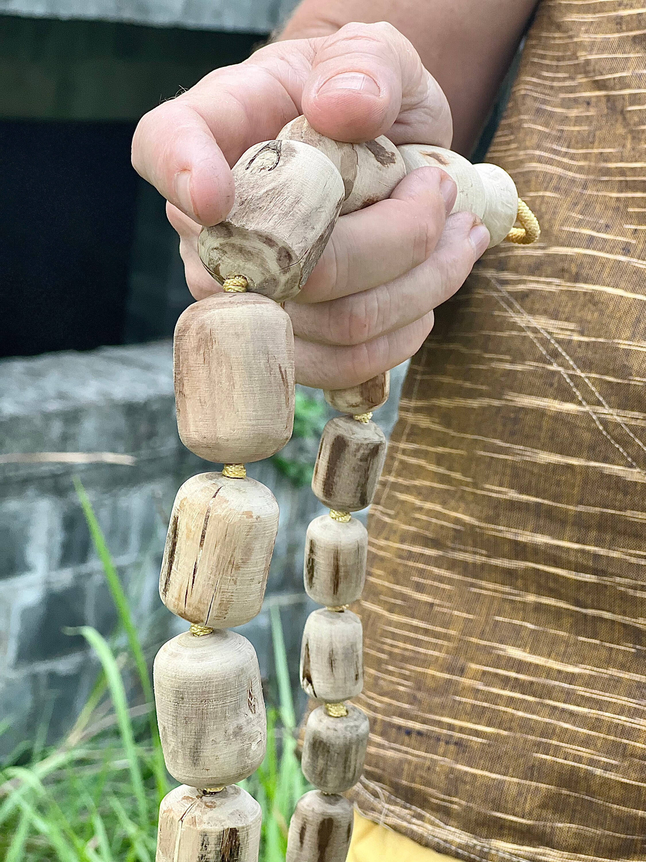 Meditation Mala /yoga Mala /chanting Mala Tulasi Bead Big Mala - Etsy ...