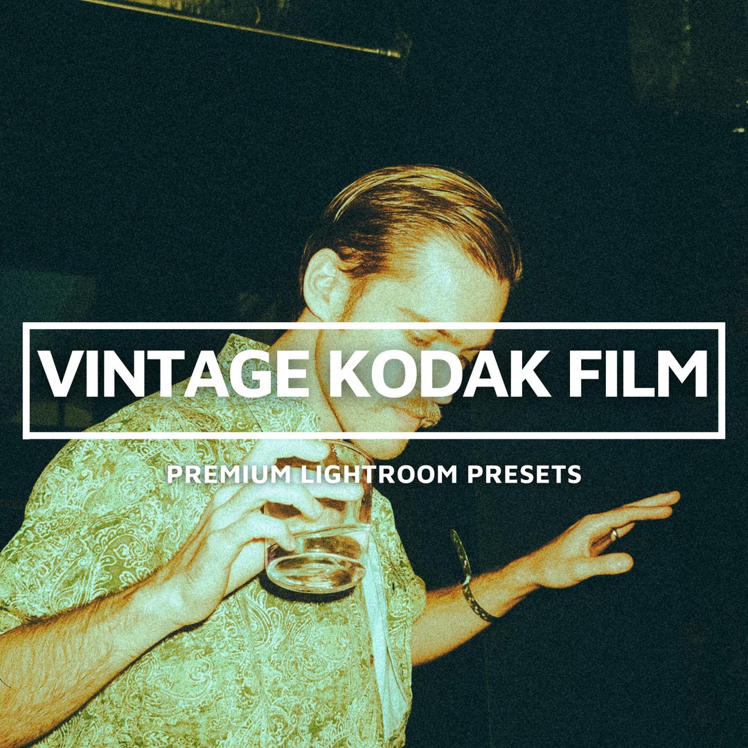 10 KODAK FILM Lightroom Mobile & Desktop Presets, Film Influencer ...