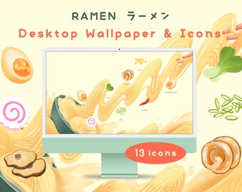 Ramen Wallpaper - Etsy