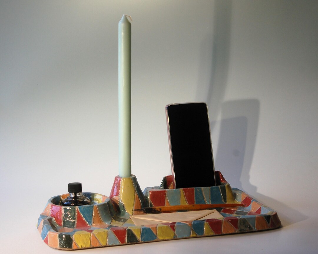 Deskmate, "my Friend Pierrot" Ceramic Docking Station - Etsy