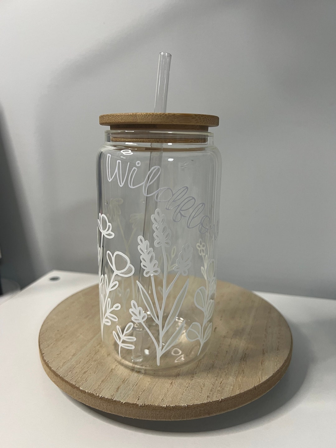 BTS - Wildflower Color Changing Glass - Etsy