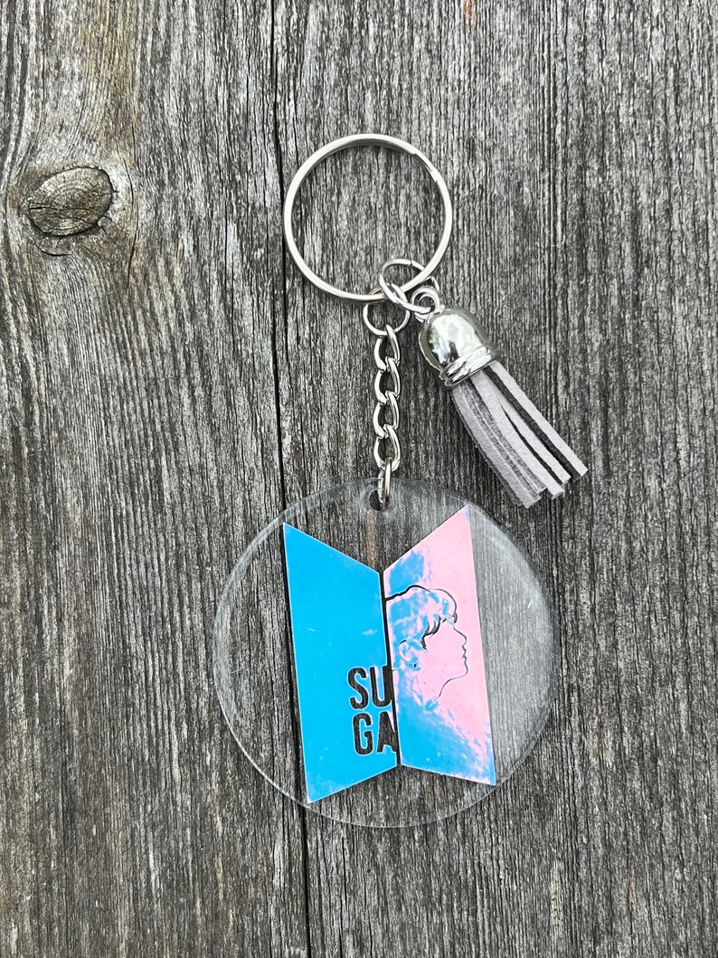 BTS Logo Keychain DISCONTINUED - Etsy