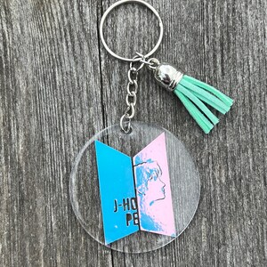 BTS Logo Keychain - DISCONTINUED - Etsy