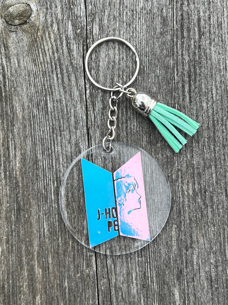 BTS Logo Keychain DISCONTINUED - Etsy