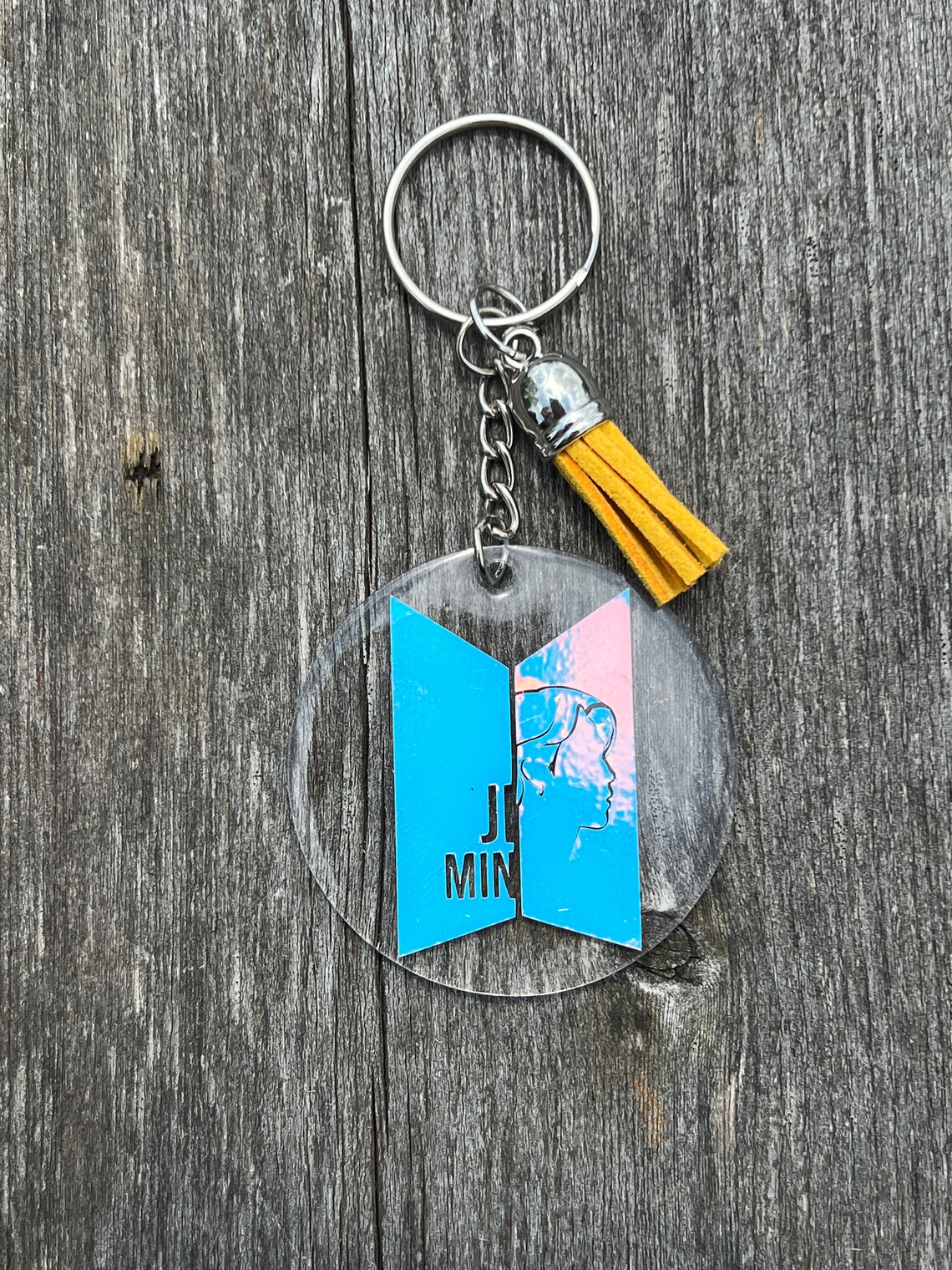 BTS Logo Keychain DISCONTINUED - Etsy