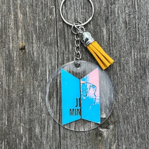 BTS Logo Keychain - DISCONTINUED - Etsy