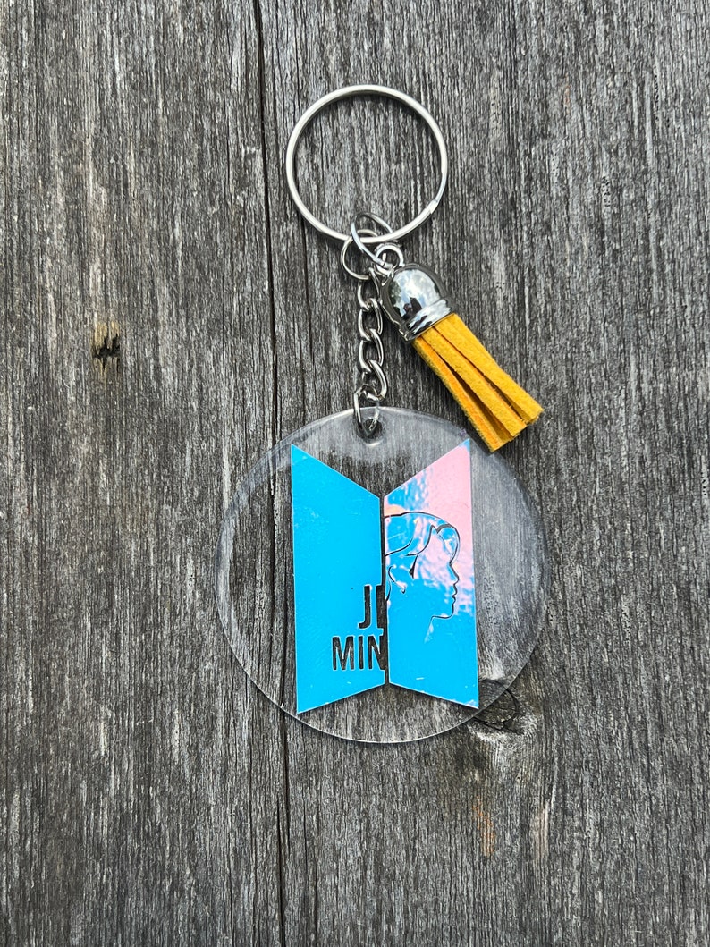 BTS Logo Keychain - DISCONTINUED - Etsy