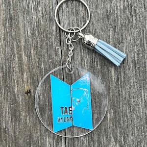 BTS Logo Keychain - DISCONTINUED - Etsy