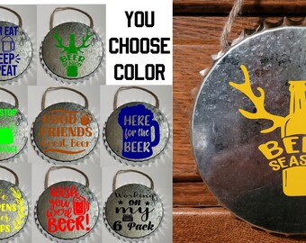 Bottle Cap Signs - Etsy