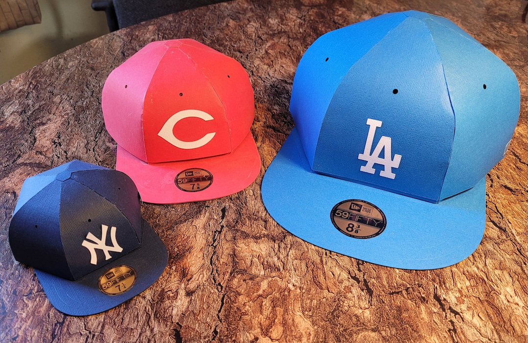 Baseball Cap Gift Box! CHOOSE Your Favorite Team Logo! 3 SIZES ...