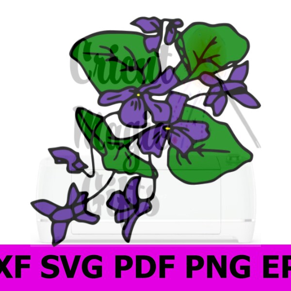 African Violet Tattoo - Etsy