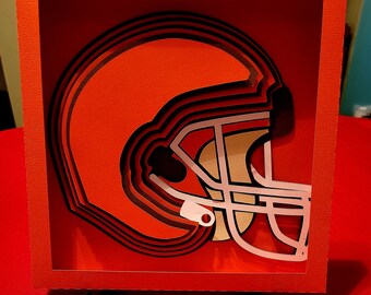 Nfl Shadow Box - Etsy