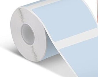 Roll Stickers Custom Logo Rectangle - Etsy