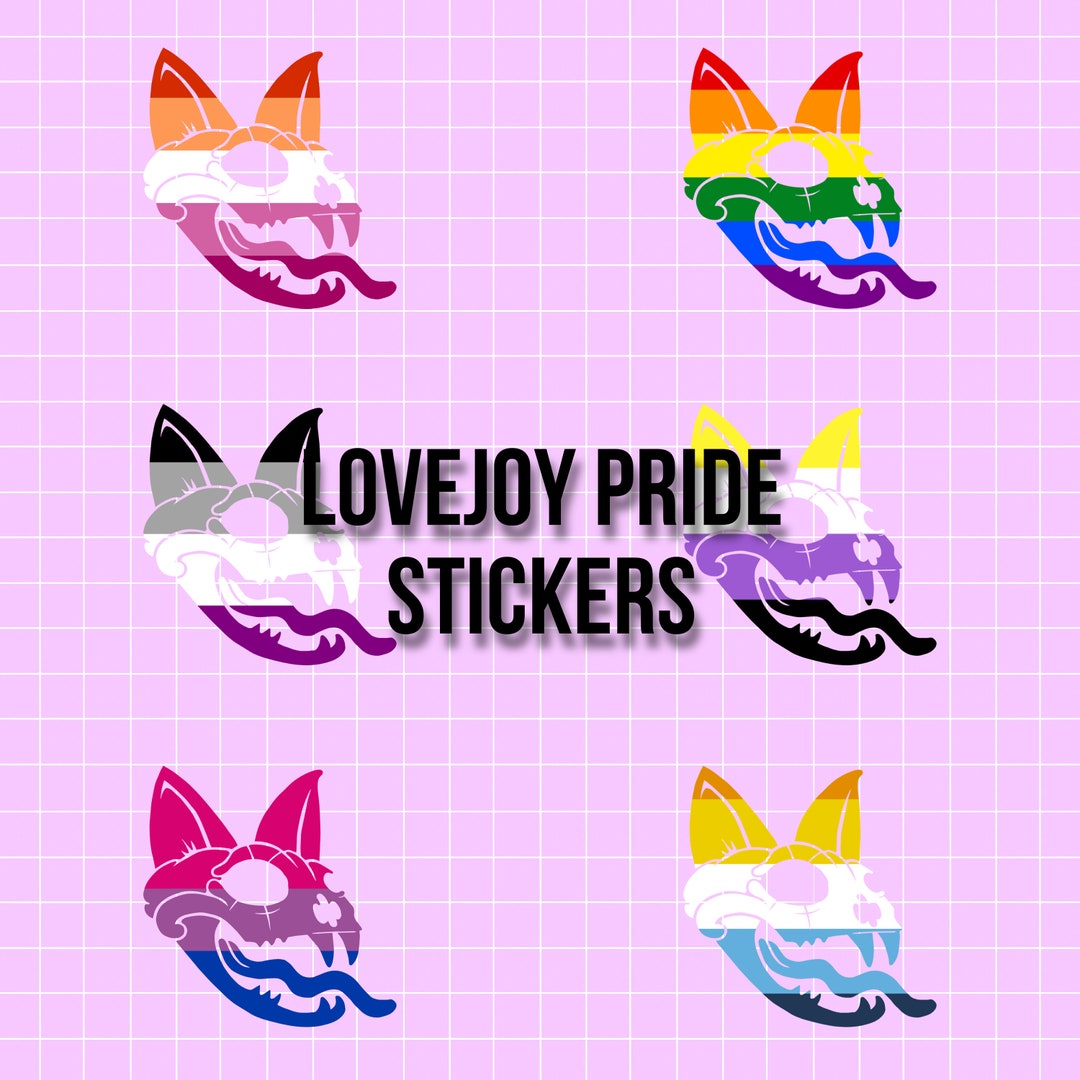Lovejoy LGBTQ + Pride Stickers - Etsy