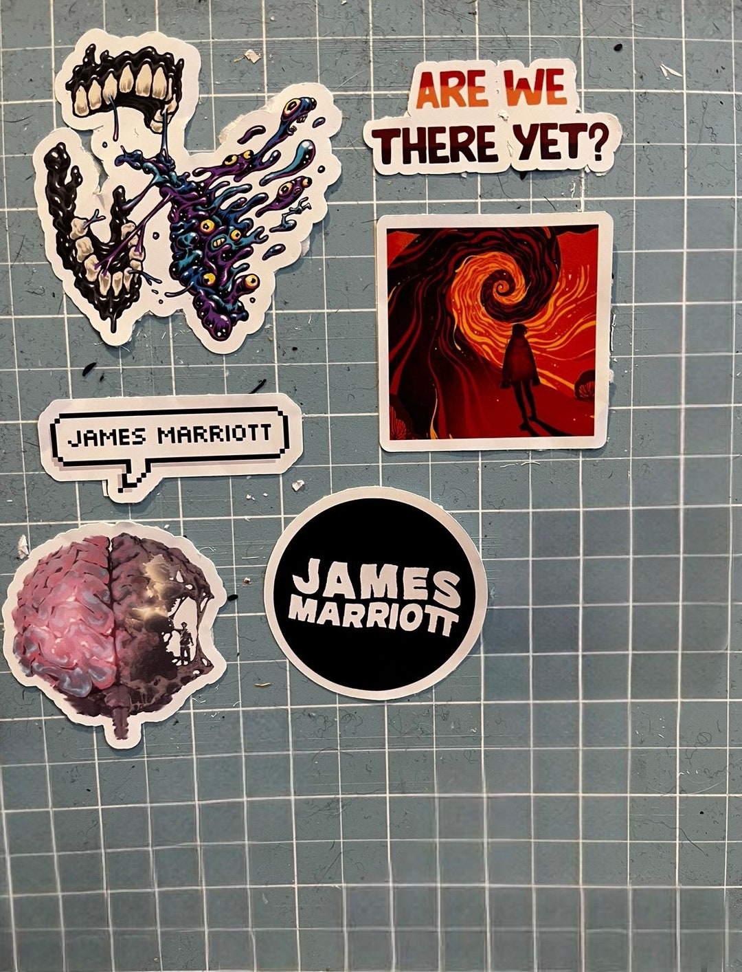 James Marriot Sticker Pack - Etsy