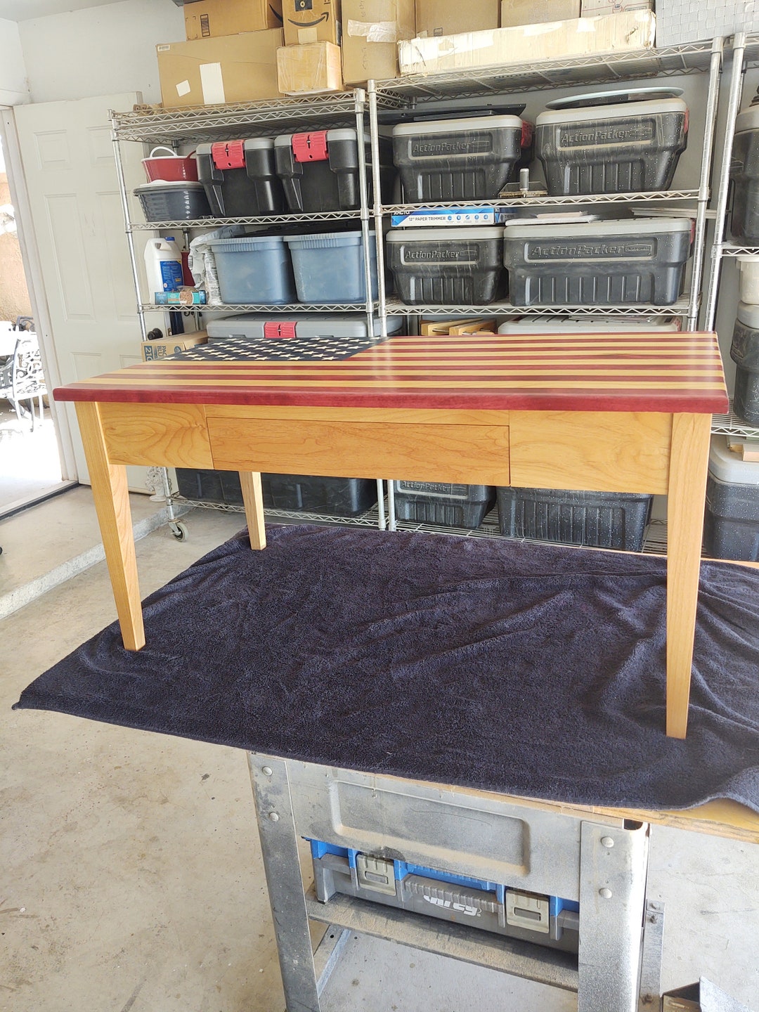American Flag Concealment Coffee Table - Etsy