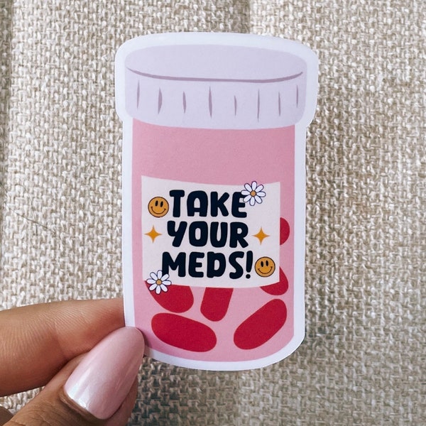 Sarcastic Meds Stickers - Etsy