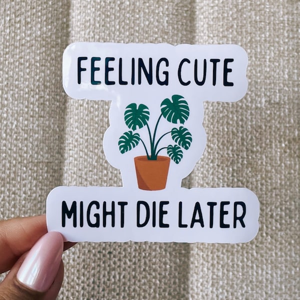 Funny Plant Sticker - Etsy