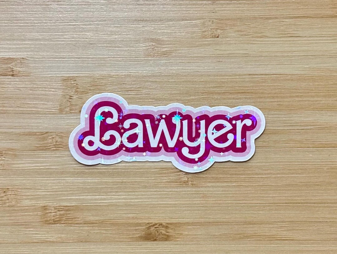 Lawyer Sticker, Law School Sticker, Law School Gift, Sparkly Stickers ...