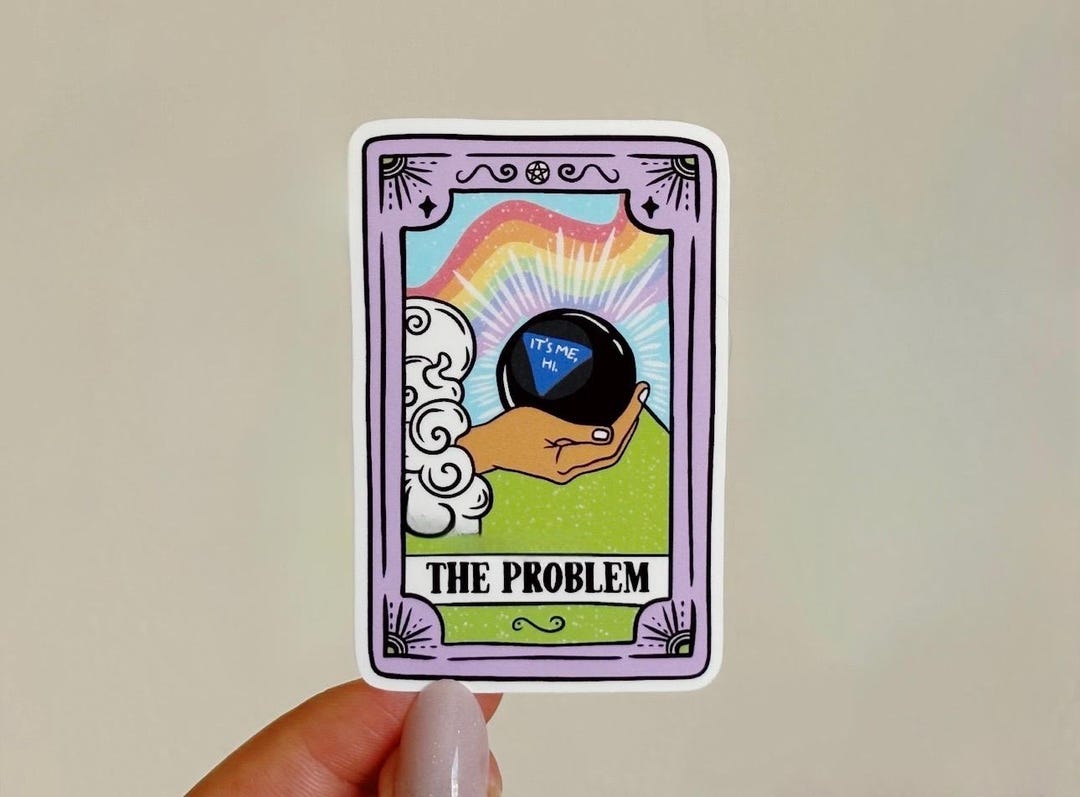 The Problem Its Me Sticker, Cool Stickers, Sarcastic Stickers, Funny ...