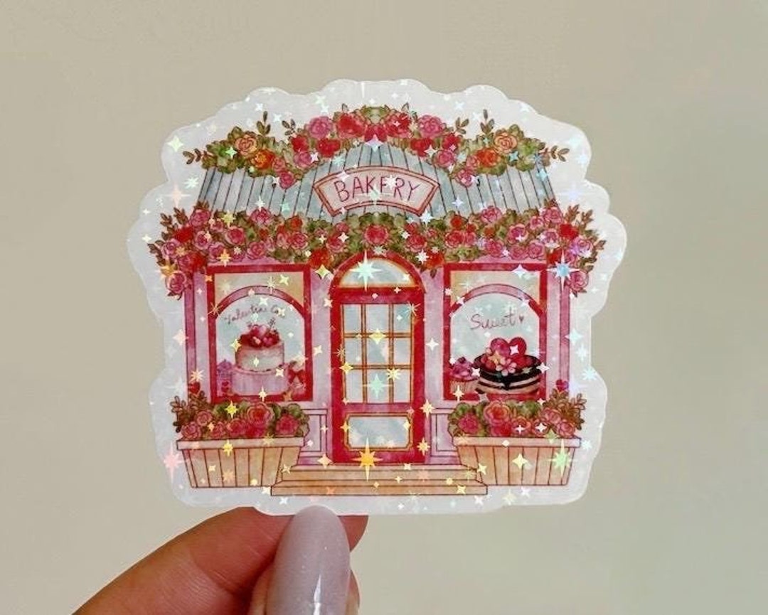 Coquette Bakery Sticker, Coquette, Holographic Sticker, Unique Sticker ...