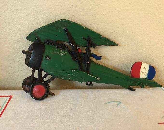 Vintage WWI Airplane Wall Plaque - by Homco - Etsy
