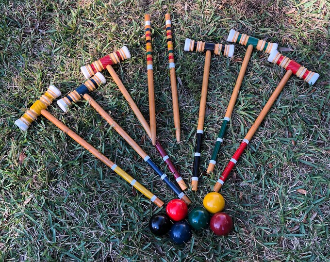 6 Player Croquet Set by Parkside With Bag - Etsy
