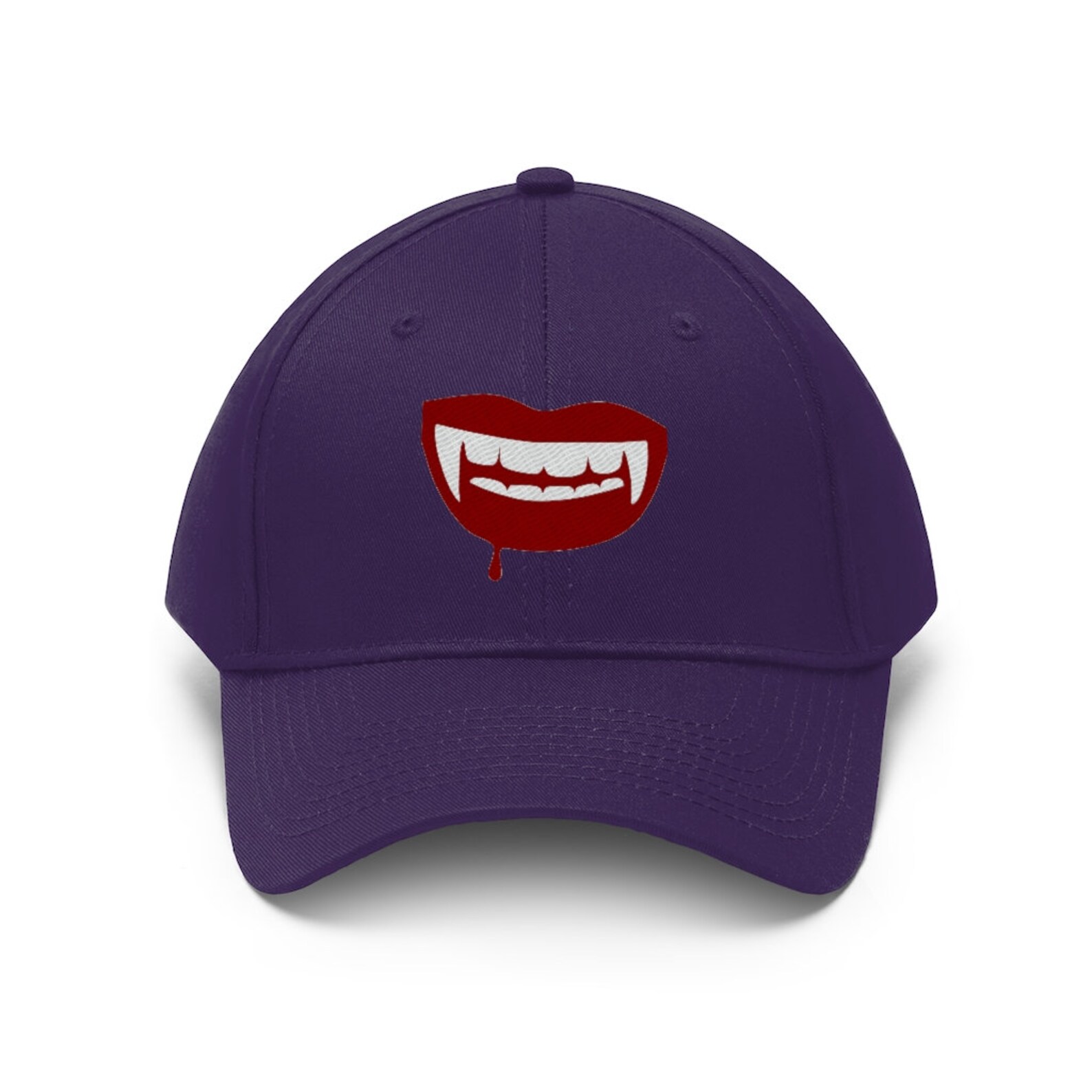 Vampire Fangs Hat, Vampire Cap, Dad-cap, Baseball Hat, Gifts for Her ...